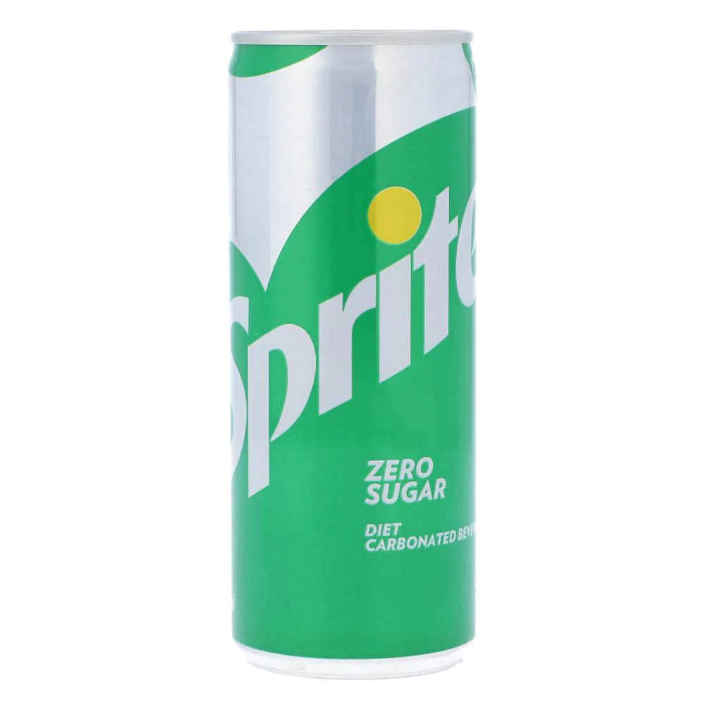 Local Cold Drink Sprite Zero Sugar 250ml CAN